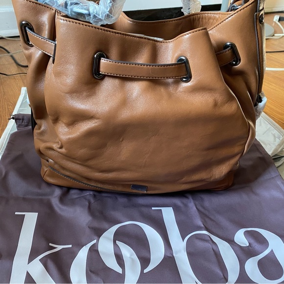 Kooba | Bags | Nwt Kooba Aubrey Brown Leather Shoulder Bag Tote | Poshmark